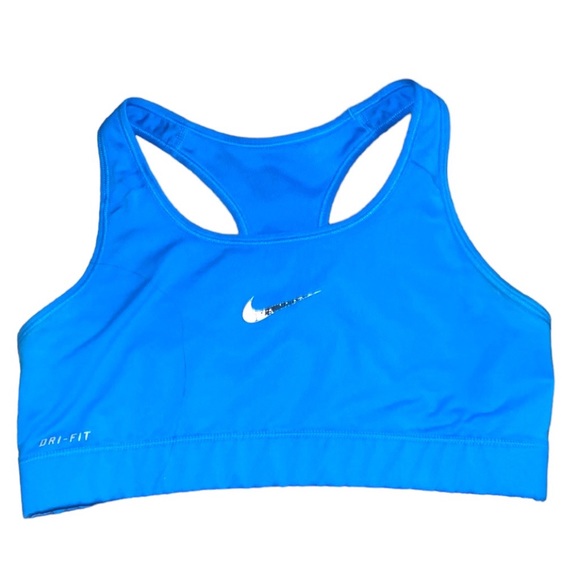 Nike | Intimates & Sleepwear | Nike Blue Sports Bra | Poshmark